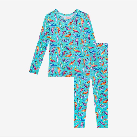 Posh Peanut | Pajamas | Posh Peanut Lisa Frank Dancing Dolphins Long ...